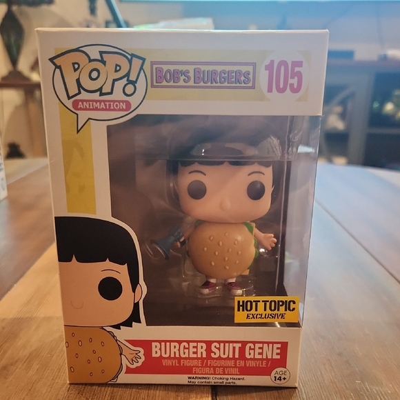 Funko | Toys | Funko Pop Bobs Burgers Burger Suit Gene Figure | Poshmark